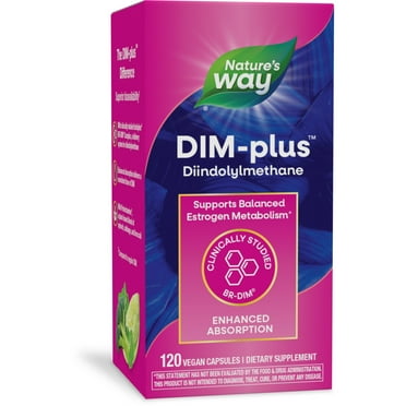 Nature's way dim-plus estrogen metabolism caps, 60 count - Walmart.com