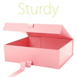 PKGSMART Large Gift Boxes with Ribbons, 5 Pink Gift Boxes with Magnetic ...
