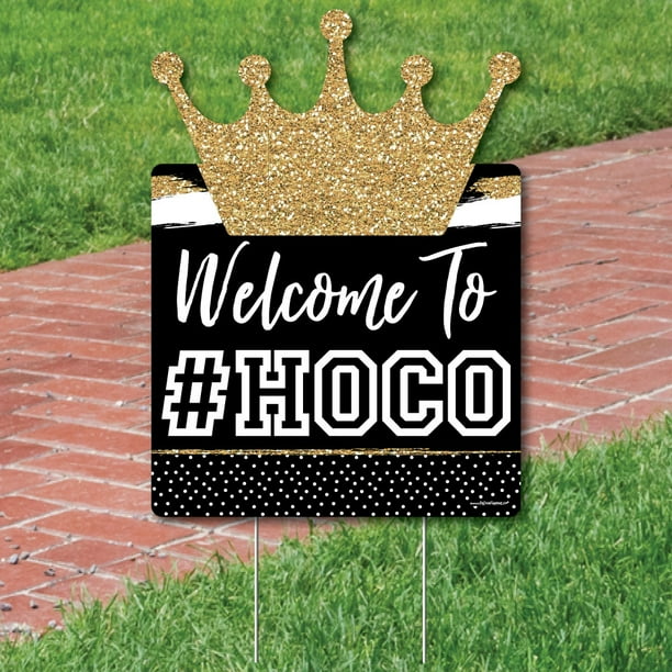 Personalized HOCO Dance - Party Decorations - Custom Homecoming Welcome ...
