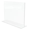 Office Depot Stand-Up Sign Holder, Horizontal, 8 1/2in.H x 11in.W ...