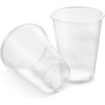 PLASTICPRO 9 Oz Clear Disposable Plastic Cups, Durable, 100-Pack, Party ...