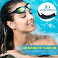 KDMLR adult swim goggles comfortable daily swim goggles with mirrored ...