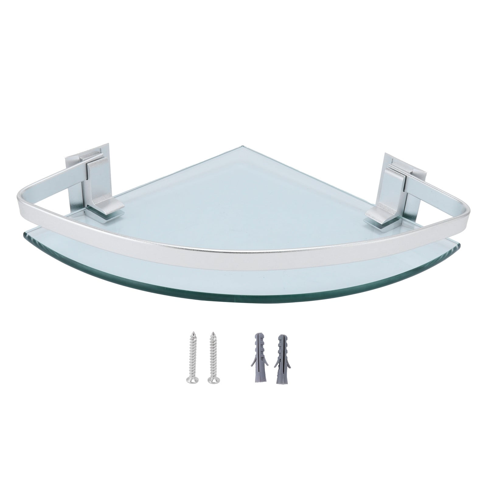 Estante de vidrio para organizar el baño y la cocina Estante de esquina ...