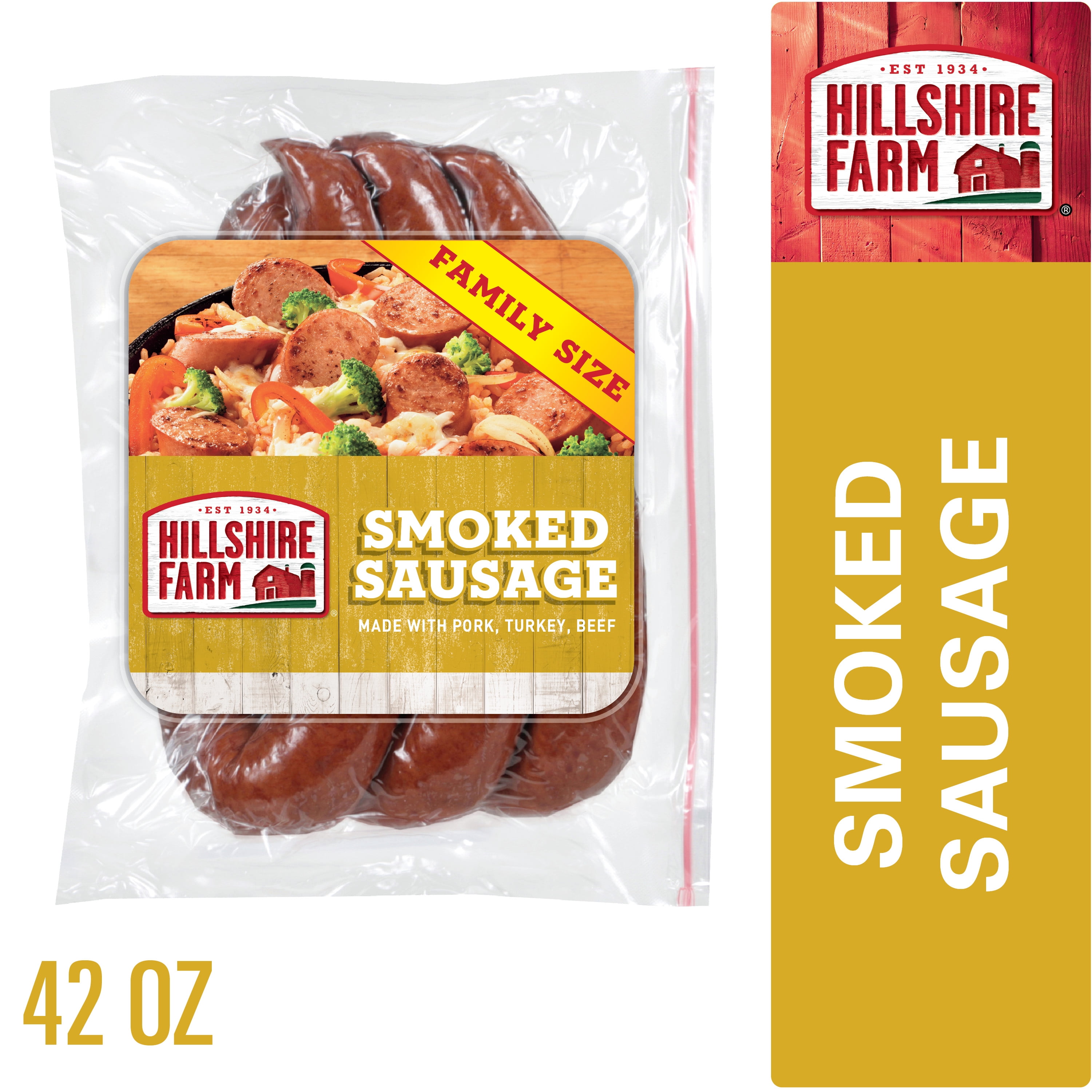 Hillshire Farm® Smoked Sausage, 42 oz. Family Pack - Walmart.com ...