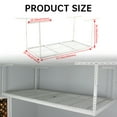 "HECASA 72"" x 36"" Adjustable Overhead Garage Storage Rack, Ceiling ...