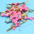 Jubilant 100Pcs/Set Packing Wire Flexible Bendable Gift Wrapping Bow ...