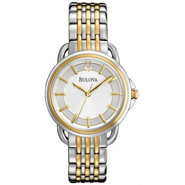 Bulova Women's Dress Two Tone Stainless Steel Watch 98M105 - Walmart.com