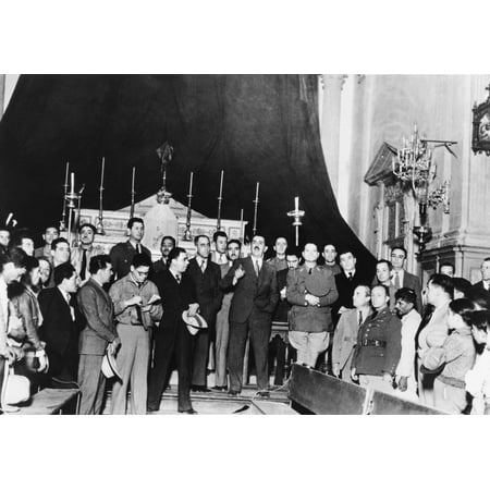 President Lazaro Cardenas At Riot Scene Where 14 Were Killed And 15 ...