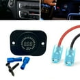 Waterproof 12V LED Car Van Boat Marine Voltmeter Voltage Meter Battery ...