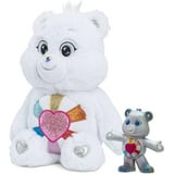 Care Bears 14" Hopeful Heart Bear and 5" Collectible Hopeful Heart Bear ...