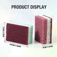 1-Piece High Seaweed Cleaning Sponge, 10x7cm Dual-Action Kitchen ...