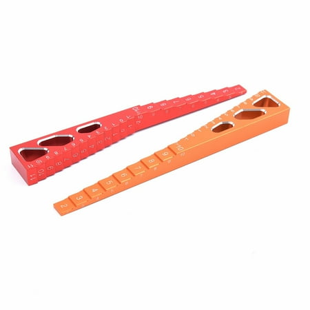 2 in 1 Ride Height Rulers Accessories Droop Gauge 1:10 Remote Control ...