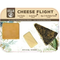 Cello Everyday Cheese Flight Dijon Herb Fontal, Irish Cheddar, & Smoked ...