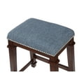 Linon Kyley Tweed Counter Stool, 25 inch Seat Height, Multiple Colors ...