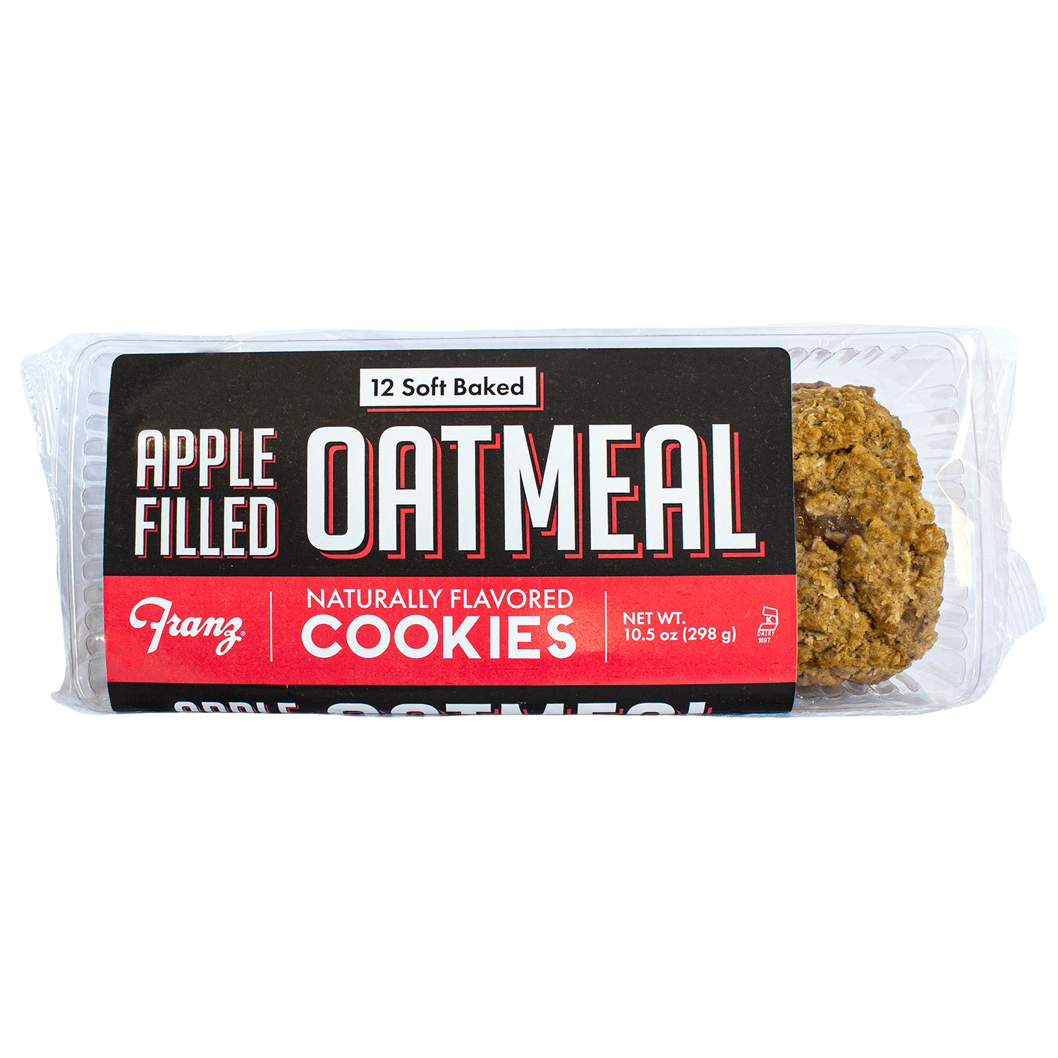 Franz Apple Filled Oatmeal Cookies, 10.5 Oz, 12 Count - Walmart.com