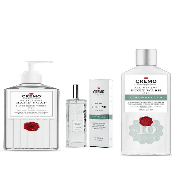 Cremo Silver Water and Birch Scent Clean Collection: Hand Soap 13.5 FL ...