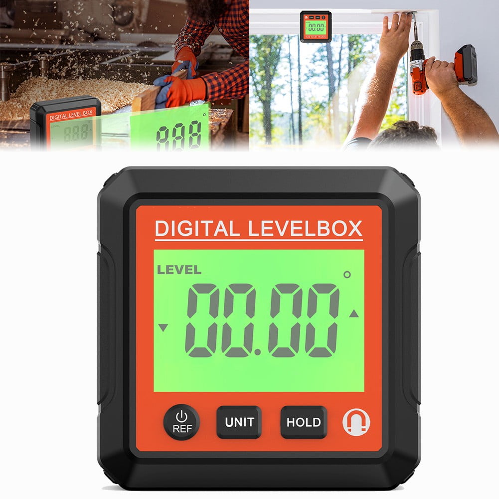 Precise Digital Incline Meter with Magnetized Body for Easy Attachment ...