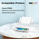 Inkfun 2 Pack 245XL Black Ink Cartridges for Canon Pixma MG2500 TR4500 ...