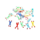 PlayWorld Sticky Wall Climbing Men Toy - 72 Pack, Multicolor, Fun for ...