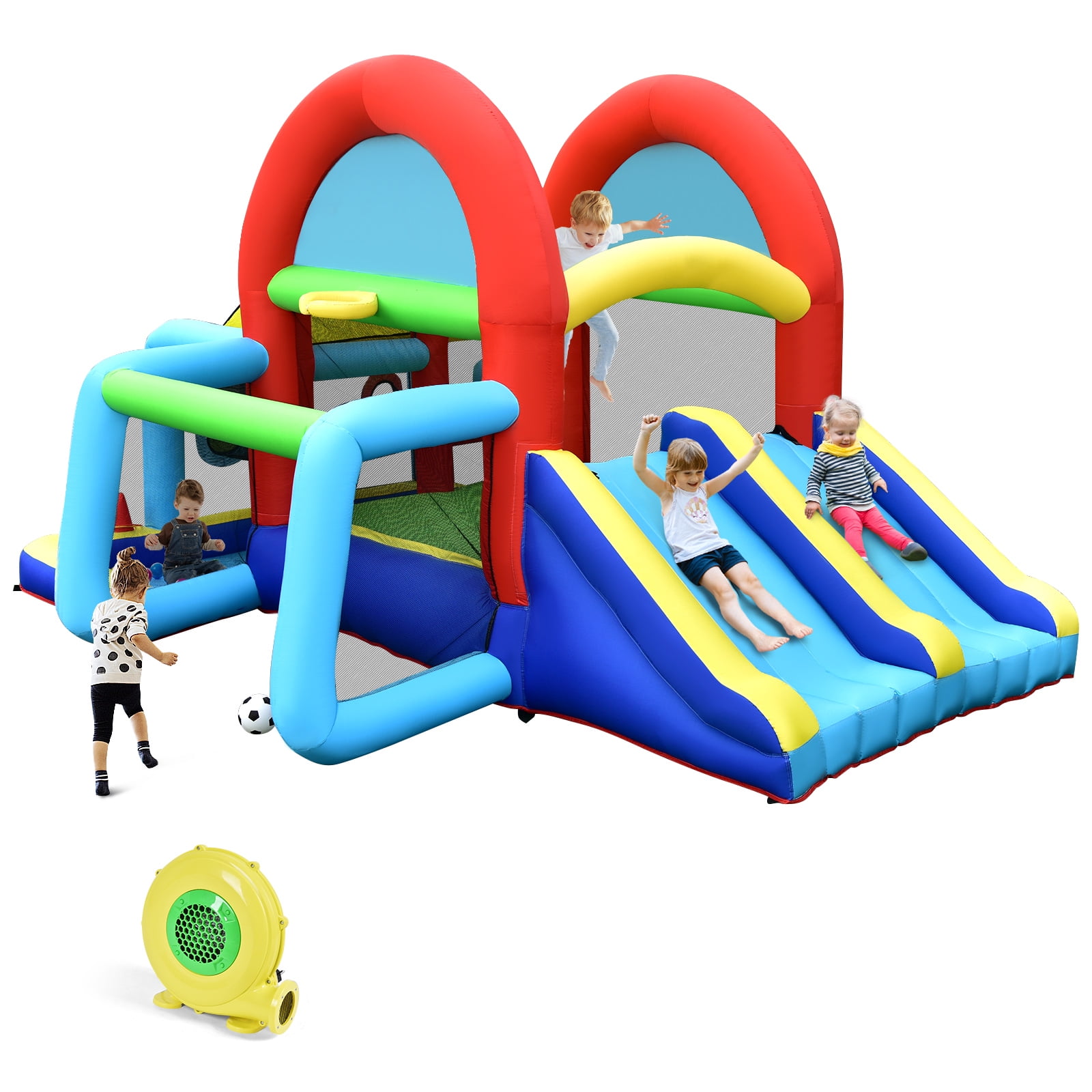 Click here for Patiojoy Inflatable Bounce House 7-In-1 Kids Bounc... prices