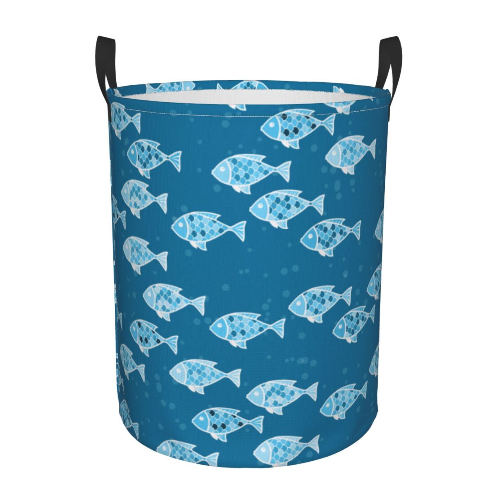 ZNDUO Laundry Basket, Round Laundry Storage Basket, Waterproof Laundry ...