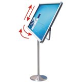 Signworld Poster Stand Pedestal Display Floor Standing Double Sided ...