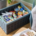 Kerhouze Collapsible Storage Bins, 64L Large Plastic Containers with ...