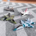 United Sates Air Force 4-Pack Toy Jet Squadron Die Cast Airplanes, Pull ...