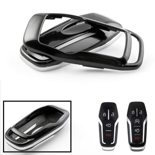Glossy Black Key Fob Shell Cover For 2015-up Ford Mustang 2013-up ...
