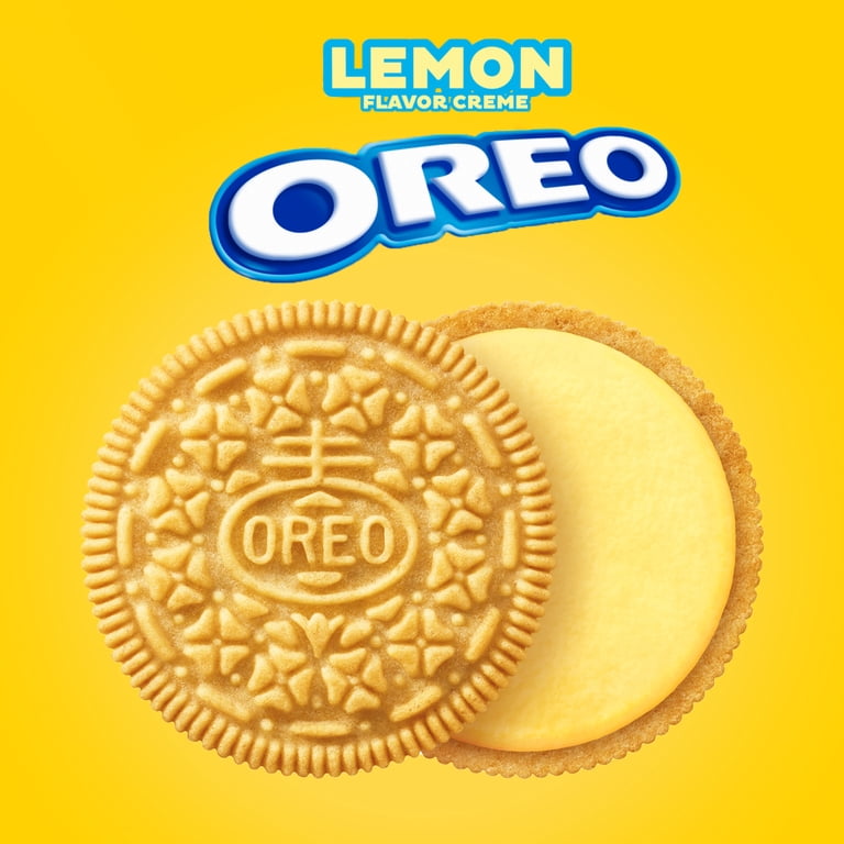 Nabisco Oreo Lemon Creme Sandwich Thin Cookies 101 Oz Walmartcom