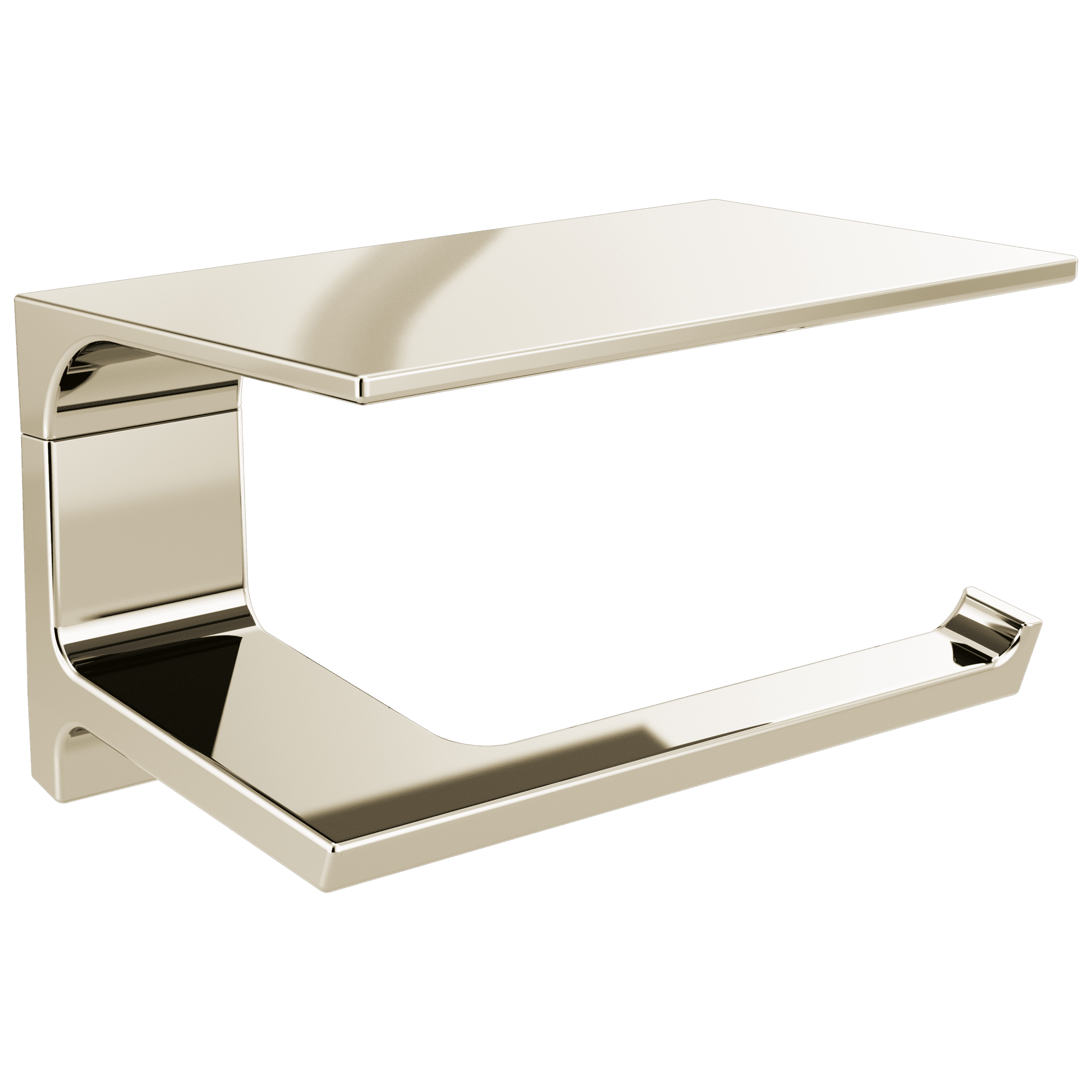 Delta Pivotal Tissue Holder with Shelf, Polished Nickel - Walmart.com