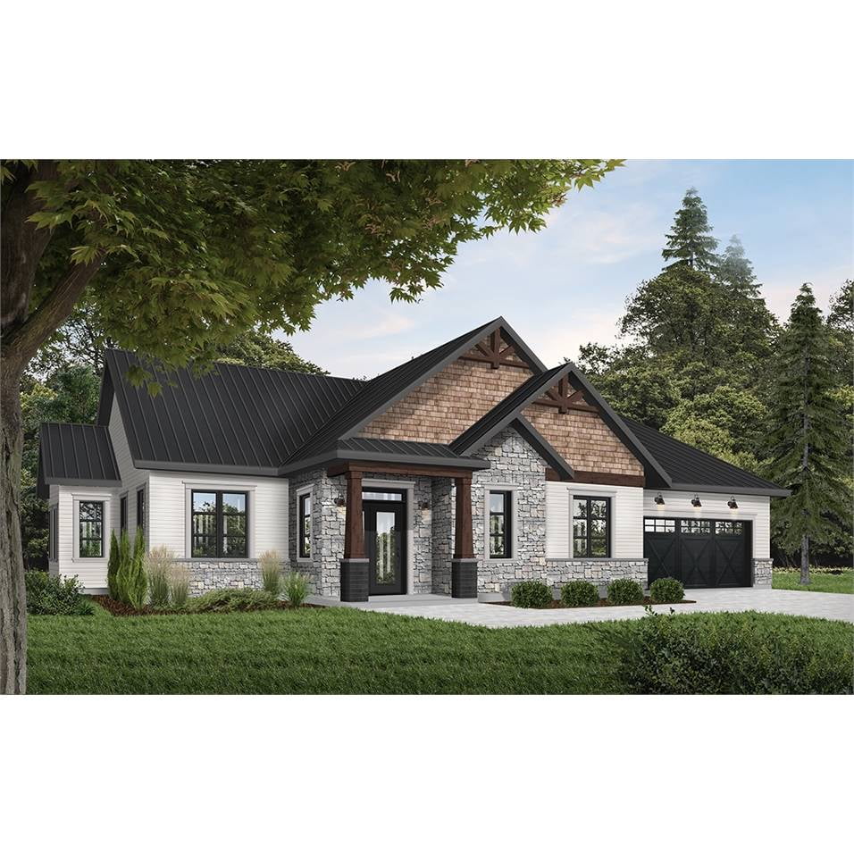 The House Designers: THD-6090 Builder-Ready Blueprints to Build an Open ...
