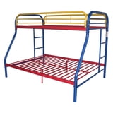 Eclipse Twin over Full Metal Bunk Bed, Multiple Colors - Walmart.com