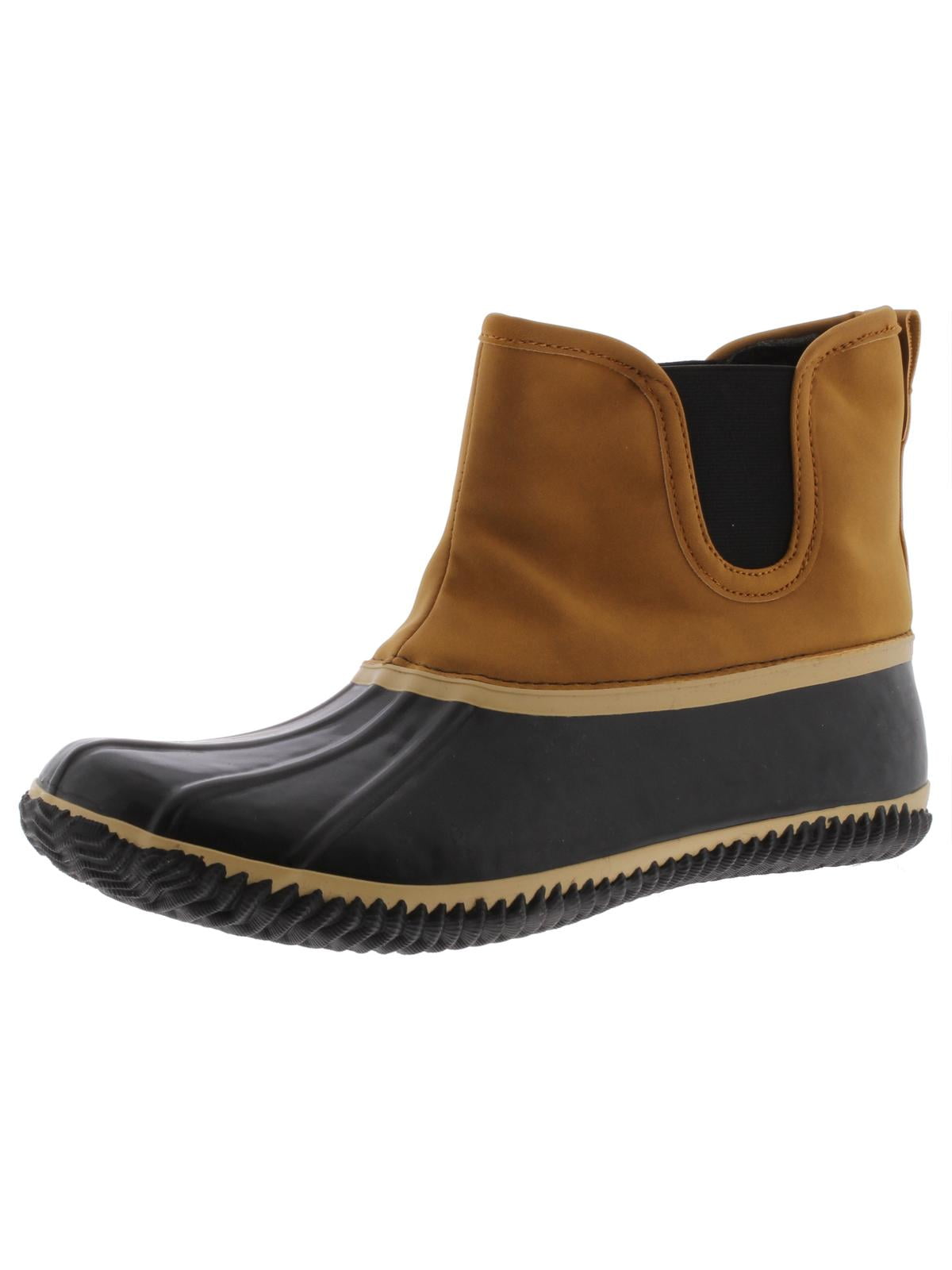 STYLE & COMPANY Womens Brown Side Goring Comfort Waterproof Heidie ...