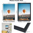 Picture Frame Set of 4 Black for Poster Photo Picture, Horizontal and ...