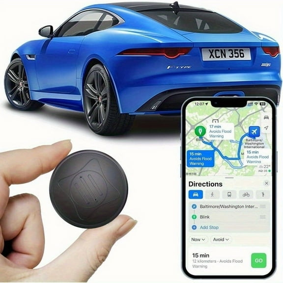 No Subscription Mini GPS Tracker for Vehicles Work with nd My(iOS Only ...