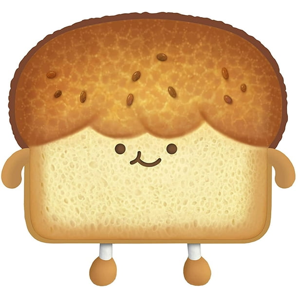 6.7 Inch Toast Bread Stuffed Animal Pillow Plush Funny Toast Slice ...