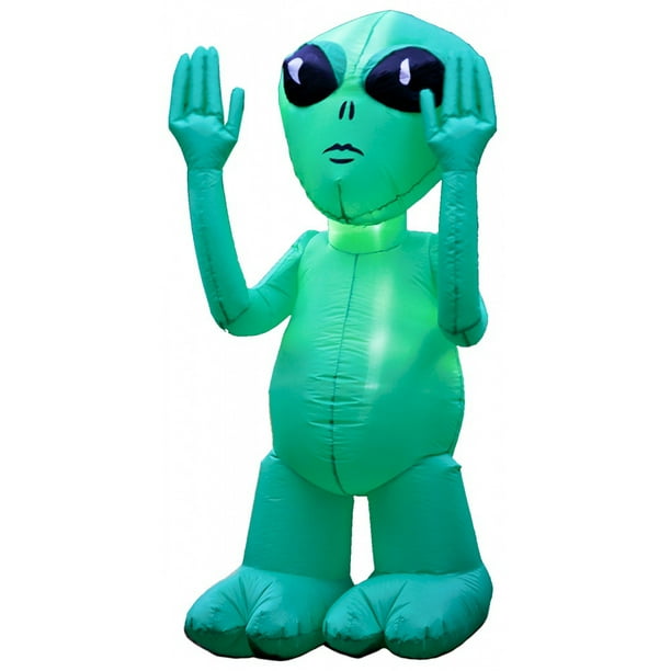 Green Alien Inflatable Adult Decoration - Walmart.com - Walmart.com