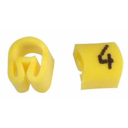 PRO POWER - Cable Marker 4 Yellow 100 Pack - Walmart.ca