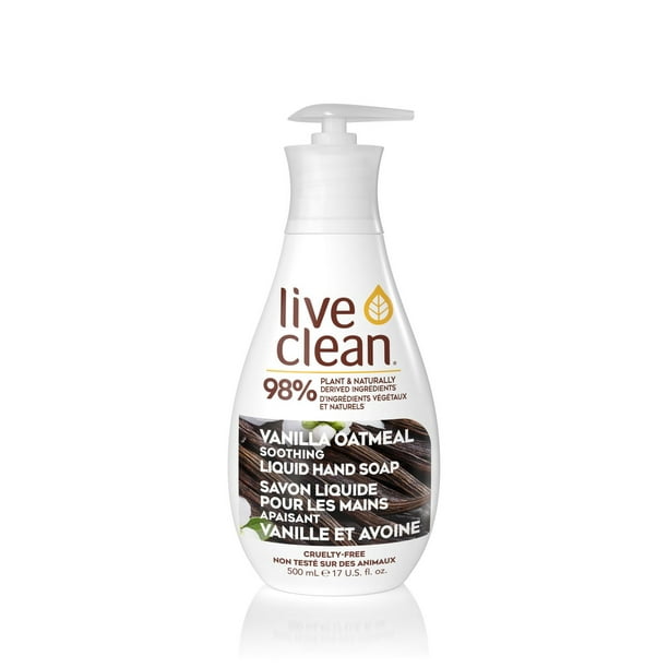Live Clean Vanilla Oatmeal Soothing Liquid Hand Soap, 500 mL - Walmart.ca