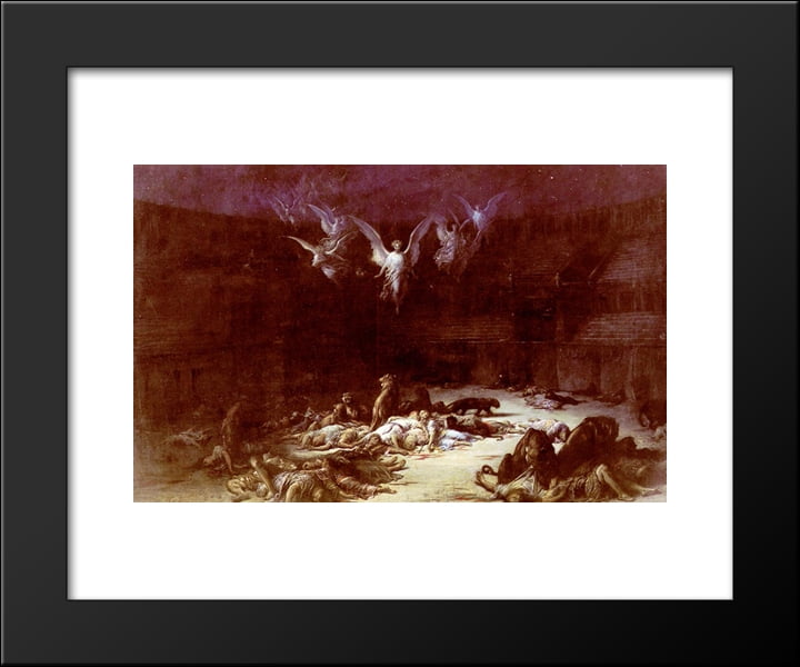 The Christian Martyrs 20x24 Framed Art Print by Gustave Dore - Walmart.com