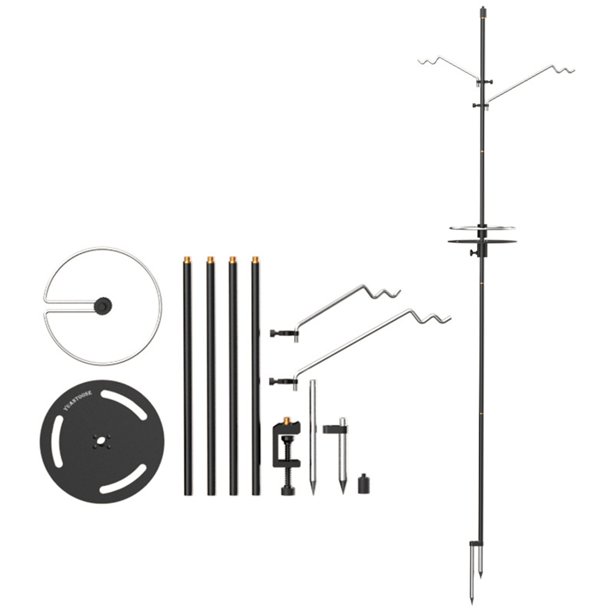 MYG Adjustable Lantern Stand Multipurpose Shelf - Height Adjustable ...