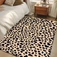Kitchen Mats for Floor 3x5 Ft, Black Beige Modern Non Slip Area Rugs ...