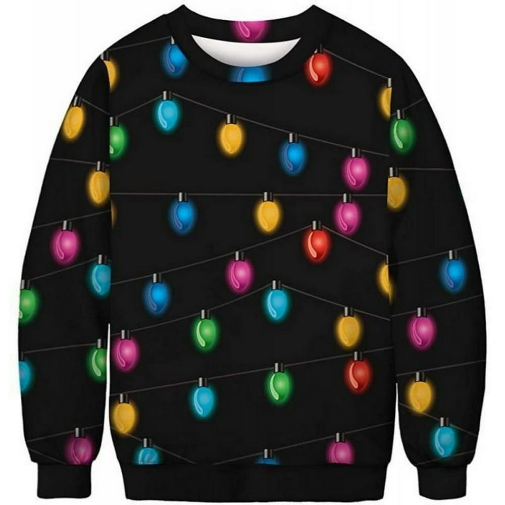 Click here for Generic Men Winter Christmas Sweater Colorful 3d P... prices