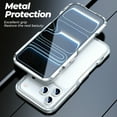 Dteck for iPhone 17 Pro Metal Bumper Case, Aluminum Alloy Frame ...