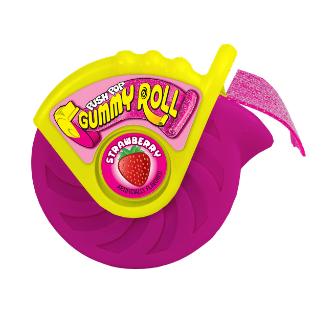 Push Pop Gummy Roll Assorted Flavors Gummy Candy