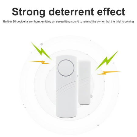 Wireless Electronic Window Door Alarms Entry Reminder Induction Safety ...