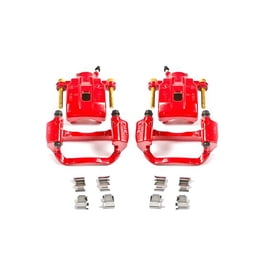 Red Powder Coated Calipers Power Stop S - Red Powder Coated High-Temp ...