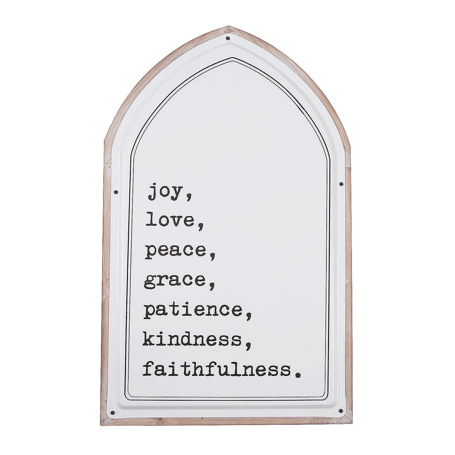 Joy Love Peace Grace Wall Sign - Home Decor - 1 Piece - Walmart.com