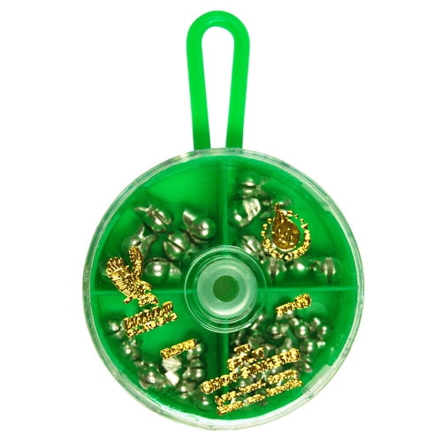 Eagle Claw Removal Split Shot Sinker Dial Pack Assortment, Tin Weight - Walmart.com